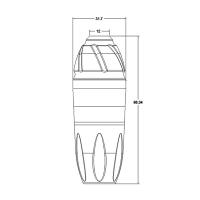 China Aluminum Alloy Short Tattoo Pen , Custom Tattoo Machines With 4.2mm Stroke for sale