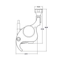 China Rotary Tattoo Machine For Professional Artists Aluminum Alloy With Coress Motor for sale
