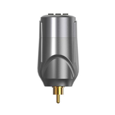 China Grey Color RCA Wireless Tattoo Battery Portable Mini With Aluminum Material for sale