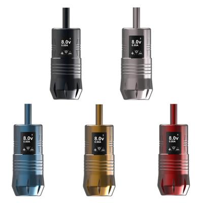 China Power Supply Metal Tattoo Grips RCA Connection Wireless For Tattoo Gun for sale