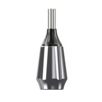 China Rose Red Color Tattoo Machine Handle Grips Aluminum Alloy Material Diameter 32mm for sale