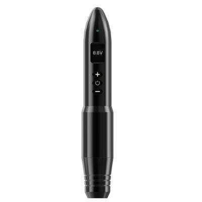 China Black Color Wireless Permanent Makeup Pen For Tattoo Artist ODM for sale