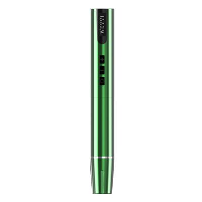 China Wireless Makeup Tattoo Machine Semi Permanent Green Color With Coreless Motor for sale
