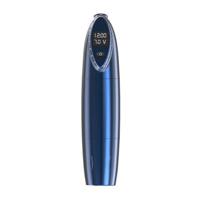 China Rechargeable Tattoo Pen Wireless 1600mAh Capacity Blue Color for sale