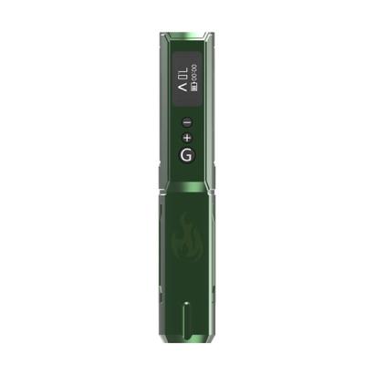China Green Color Wireless Rotary Pen Tattoo Machine With 4.5mm Stroke for sale