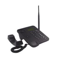 China Lithium Battery Landline Desk Phone 2 Sim 850MHz Gsm Wireless Desktop Phone for sale