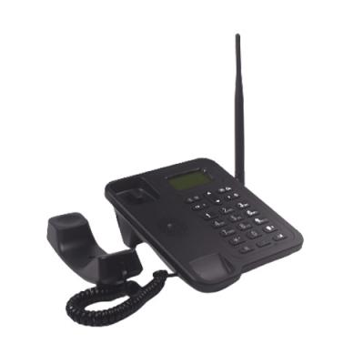 China Lithium Battery Landline Desk Phone 2 Sim 850MHz Gsm Wireless Desktop Phone for sale