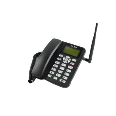 China Dual Fixed GSM Wireless Desk Phone TNC Antenna Desktop Phone for sale