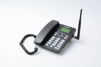 China Dual Fixed GSM Wireless Desk Phone , TNC Antenna GSM Desktop Phone for sale