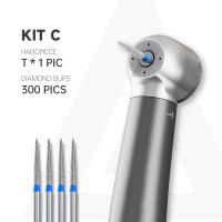 China KIT C High Speed Dental Handpiece With Diamond Bur Set Ultra Precision for sale