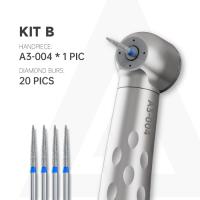 China KIT B Low Noise Dental High Speed Handpiece with Diamond Bur for sale