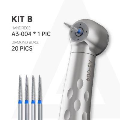 China KIT B Low Noise Dental High Speed Handpiece with Diamond Bur for sale