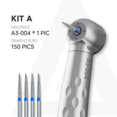 China KIT A High Precision Dental Kits Handpieces And Diamond Burs for sale
