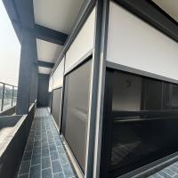 China Double-layer zipper roller blind with dual-layer fabric, custom fabric pairing, and maximum width ≤4.5m for sale