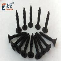 China C1022A heat treatment black coarse or fine thread drywall screw for sale