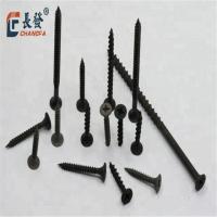 China C1022A heat treatment black coarse or fine thread drywall screw for sale