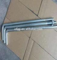 China M20 M24 Carbon Steel HDG L Type Anchor Bolt for sale
