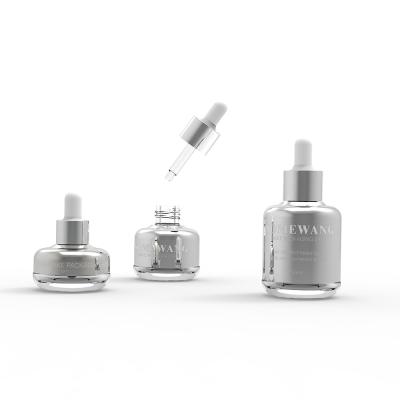 China 15 30 50ml Frosting Essential Oil Container Bottles Cosmetic Packaging With Dropper for sale