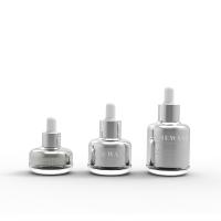 China 15 30 50ml Frosting Essential Oil Container Bottles Cosmetic Packaging With Dropper for sale