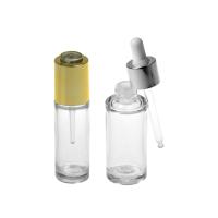 China Luxury Cosmetic 40ml PETG Cosmetic Bottle Essential Oil Container Withd Ropper ODM for sale
