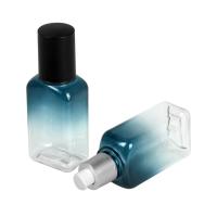China 60ml 100ml 120ml Square Empty Plastic Bottles For Lotion Serum Bottle With Pump for sale