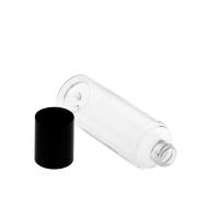 China Clear 6oz PET Cosmetic Bottle Toner 120ml With Cover 28/410 for sale