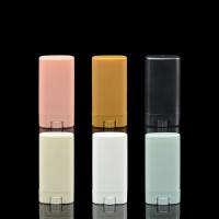 China ODM 15ml Deodorant Stick Oval Cosmetic Bottle 15g Empty Gel Flat Oval For Gel for sale