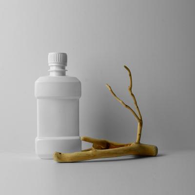 China 100ml Somewang White Mouthwash Bottle With Plastic Cap 44.5cm 142MM for sale