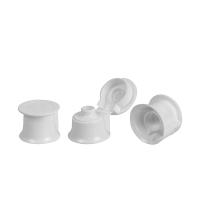 China Cosmetic Plastic UV Coating Flip Top Cap 7.8mm Plastic Bottle Lids Packaging for sale
