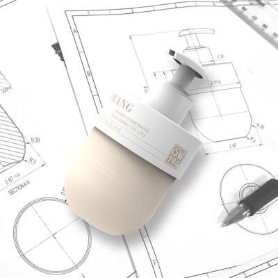 China 200ml 250ml 300ml PET Plastic Jars 28mm Plastic Lotion Jars With Pumps for sale