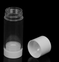 China 30g 33 X 96mm Plastic Deodorant Empty Refillable Roll On Bottles Tasteless Flat Oval Plastic for sale