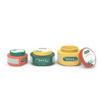 China 240ml 350ml 500ml PET Plastic Jars Body Scrubs 500ml Pet Jar For Bath Salt for sale