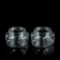 China 240ml 350ml 500ml PET Plastic Jars Body Scrubs 500ml Pet Jar For Bath Salt for sale