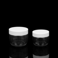 China Heavy Wall 30ml 50ml PET Plastic Skin Care Empty Cream Jar Packaging for sale