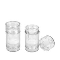 China 20g Perfume Rollerball Deodorant Bottle Round PP AS Deodorant Stick Bottle for sale