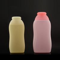 China OEM Colorful Empty Plastic Bottle 200ml 250ml Shampoo In Orange Bottle for sale