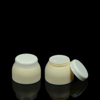 China 30ml 50ml 100ml Empty PP Cream Jar Bowl Shaped BPA Free Clear Plastic Jars With Lids for sale