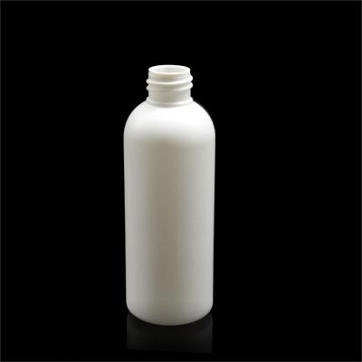 China 100ml 20/410 Empty Boston Round Plastic Bottles Recycle Round Shoulder Shape HDPE for sale