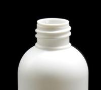 China 100ml 20/410 Empty Boston Round Plastic Bottles Recycle Round Shoulder Shape HDPE for sale