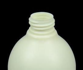 China 300ml 24/410 Soft Slope Bottle Skin Care Products White Hdpe Bottle for sale