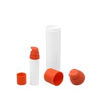 China Cylinder 20ml 100ml Airless Lotion Cosmetic Vacuum Pump Bottle For Face Cream for sale