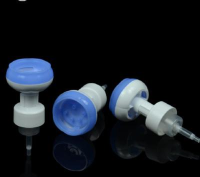 China 40mm 42mm Kids Flower Foam Soap Pump Hand Dispenser Shower Gel Packaging for sale