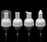 China 42mm 43mm PP Plastic Foam Soap Pump White Foaming Soap Dispenser For Facial Cleanser for sale