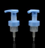 China 40mm Luxury Skin Care Foam Soap Pump Bottle Clear White Cosmetic Container for sale