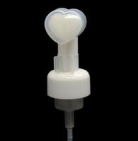 China 43mm Foam Bottle Brush Silicone Face Wash With Brush Facial Cleanser Brush Pump for sale