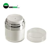 China Luxury Personal Care Cosmetic Cream Container Skin Care Acrylic Airless Pump Jar 30ml 50ml for sale