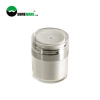 China Luxury Personal Care Cosmetic Cream Container Skin Care Acrylic Airless Pump Jar 30ml 50ml for sale