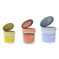 China 8oz 16oz 20oz Empty Plastic PP Cosmetic Cream Jar Packaging With Lock Flip Cap for sale