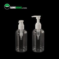 China 100ml / 200ml / 500ml Shampoo Shower PET Plastic Bottle With Pump Sprayer Cosmetic Packaging for sale