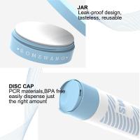 China 120ml 240ml HDPE Cosmetic Lotion Bottle With Double Wall Disc-Top Cap for sale